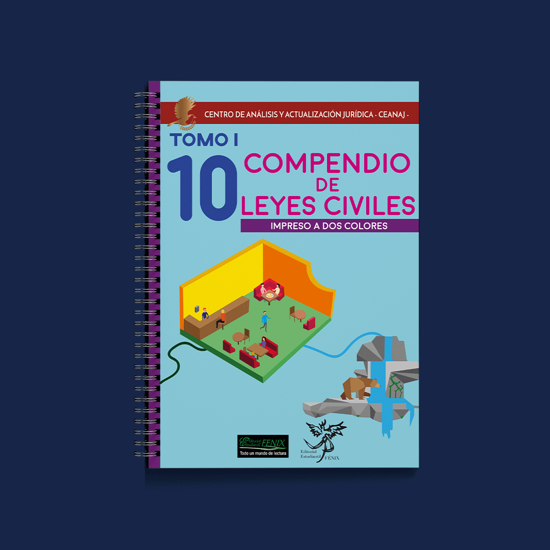 Compendio de 10 leyes civiles. Tomo I. – Editorial Estudiantil FENIX